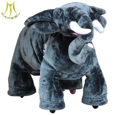 China Hansel   kiddi ride for sale coin operated mall animal scooter ride led necklace safari motorcycle guangzhou for sale