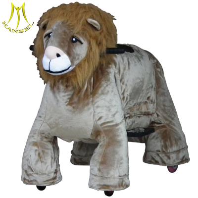China Hansel   electric ride on animals kiddie machines playground indoor play toy entertainment walking animal toy for sale