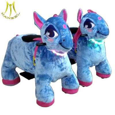 China Hansel   indoor amusement rides for sale coin operated dinosaur ride scooter family entertainment center for rent for sale