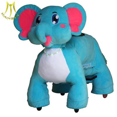 China Hansel   power operated animal scooter rides rideable stuffed Elephant amusement rides kids electric for sale