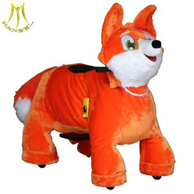 China Hansel   family amusement fox rides animal bike for mall kids amusement outdoor rides for sale