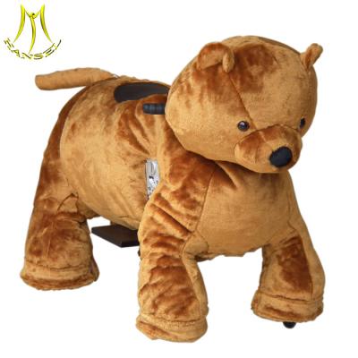 China Hansel small amusement park animal ride and animal scooter children for sale with motorized animals music for sale