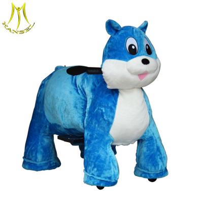 China Hansel electric stuffed animals adult sale and mortorized animal from china sale with recharge battery animal scooter for sale
