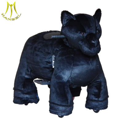 China Hansel power wheels ride on animal scooter and plush motorized animals from china with 24v battery kids ride on animals for sale