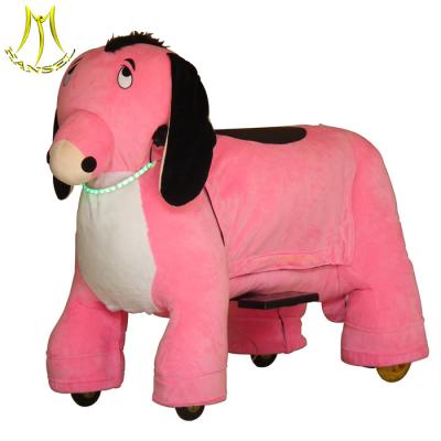 China Hansel stuffed motorized mall animals ride and plush motorized animals coin operated ride with park rides for mall for sale