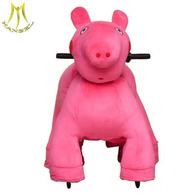 China Hansel amusement park rides china and indoor plush motorized animals with plush electrical animal ride for sale
