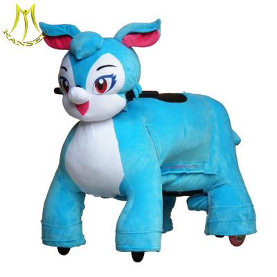 China Hansel battery plush motorized animal and commercial electric ride animals with theme park animal ride from china for sale