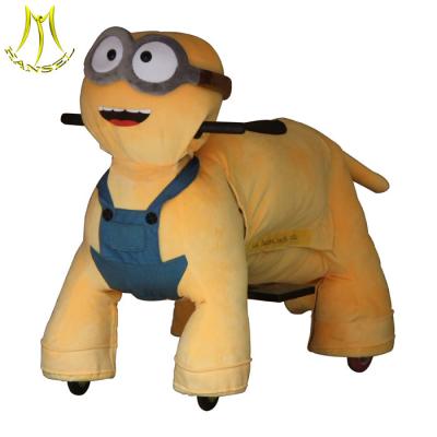 China Hansel coin operated kids animal rides for sale australia and plush animal plush ride with motorized animals for mall for sale