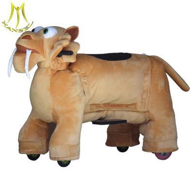 China Hansel zippy animal motorized rides and stuffed walking animal scooter for mall with park motorized animals from china for sale