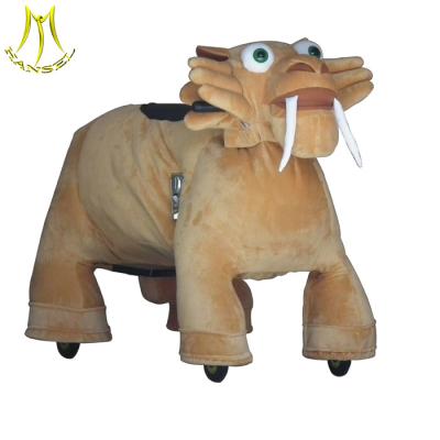 China Hansel shopping mall animal scooter for sale and fairground animals rides made in china with plush motorized animals for sale