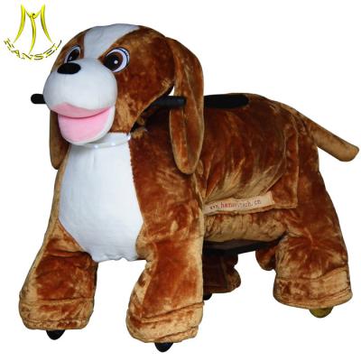 China Hansel motorized plush riding animal from china and plush amusement carnival rides with amusement park animal ride for sale