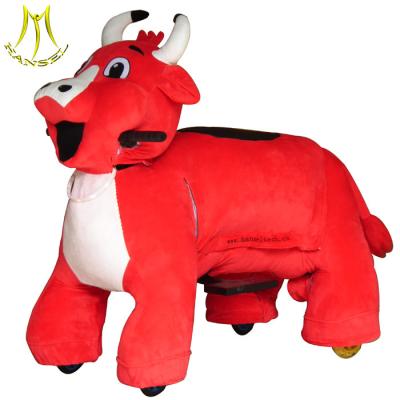China Hansel park plush animal rides for mall and plush animal amusement rides with stuffed animal scooter from china for sale