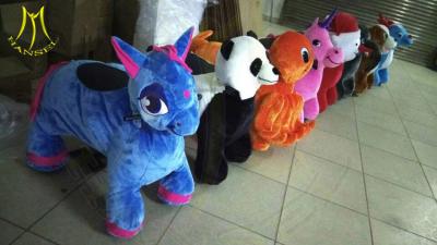 China Hansel zippy motorized rides made in china and coin operated animal rides for sale with amusement animal scooter for sale