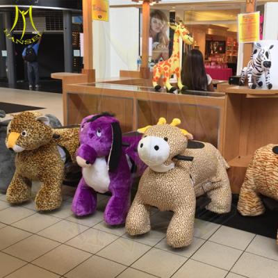 China Hansel coin operated plush animal ride and  amusement rides for sale from china with park animal scooter for mall for sale