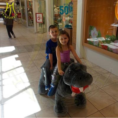 China Hansel kids ride on animals scooter and panda walking animals kiddie ride with plush motorized riding animals for sale for sale