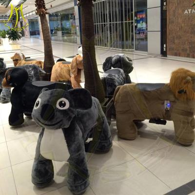 China Hansel octopus ride on animal scooter and plush animal electric ride coin operated with stuffed animal scooter for mall for sale
