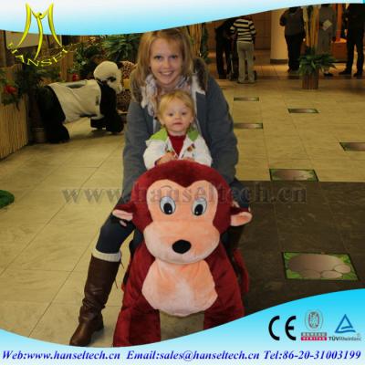 China Hansel   shopping mall kids electric coin operated moving horse toy with music for sale