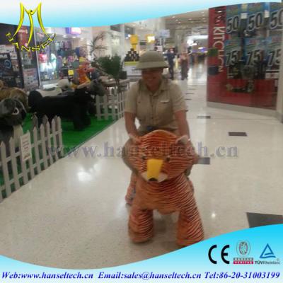 China Hansel   plush toy electronic children electric car rent battery powered animals for shopping centers for sale