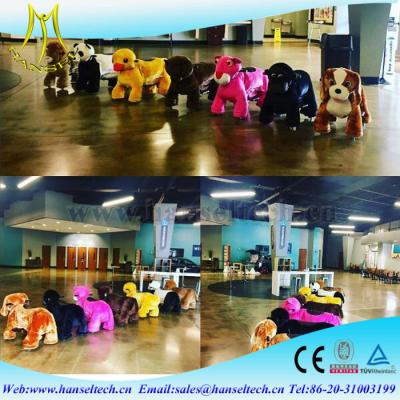 China Hansel   fast profits battery operated plush animal cow electric riding animal for sale