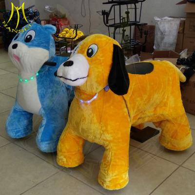 China Hansel plush animal scooter toys from china and electric ride on amimal toy car with motorized plush animal ride for sale