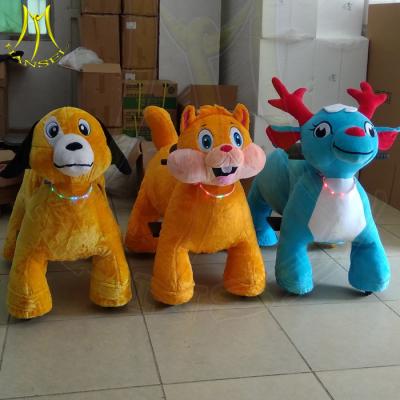 China Hansel safari animal ride for mall and plush ride on animal toy with animal robot plush ride from Guangzhou for sale
