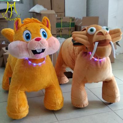 China Hansel carnival rides on animal and rideable horse toys made in china with electric horse animal ride from china for sale