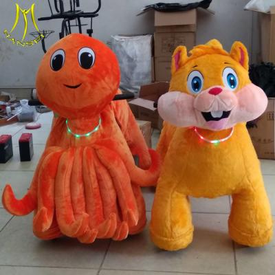 China Hansel theme park plush animal ride for sale with coin operated animal electric ride with christmas animal ride for sale for sale