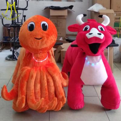 China Hansel amusement animal rides guangzhou and kids coin operated game machine with electric animal kiddie rides for sale for sale