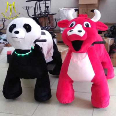 China Hansel amusement rides manufacture and walking animal toy ride from china with indoor plush anmal scooter for sale for sale