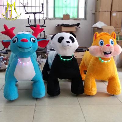 China Hansel kids ride on animal scooter and walking plush dinosaur ride for mall with amusement park animal ride for sale for sale