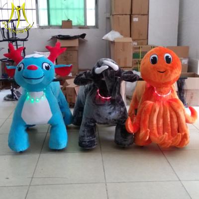 China Hansel amusement rides manufacturers and walking animal toy for mall with indoor animal ride made in china for sale for sale