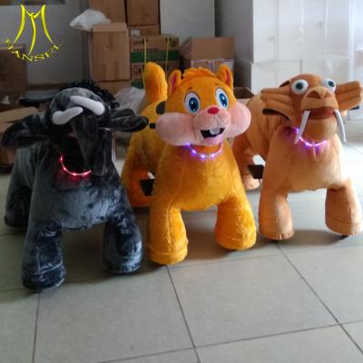 China Hansel amusement park rides for mall and animal electric ride battery operated with funfair motorized ride animal for sale
