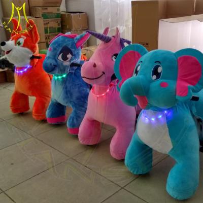 China Hansel ride on animal scooter and electric ride on horse toy for mall with plush donkey ride toy from china for sale