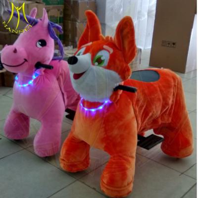 China Hansel amusement park rides plush panda animal scooters for sale for sale