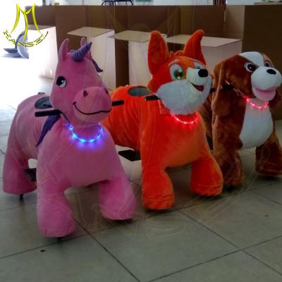 China Hansel amusement park cars plush motorized animals manufacturer china for sale