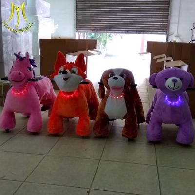 China Hansel plush animal ride for mall electric animal electric scooter for sale