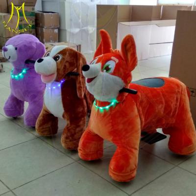 China Hansel amusement park rides panda plush battery animal scooters for sale for sale