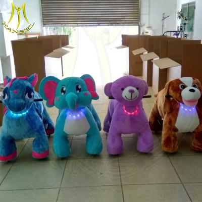China Hansel indoor games for kids birthday parties unicorn motorized plush animal for sale for sale