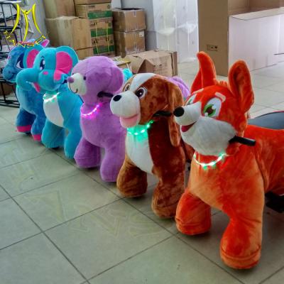 China Hansel  fun park machines electric panda stuffed animals scooter for sale for sale