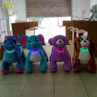 China Hansel electric adult ride on toys motorized plush riding animals for sale for sale