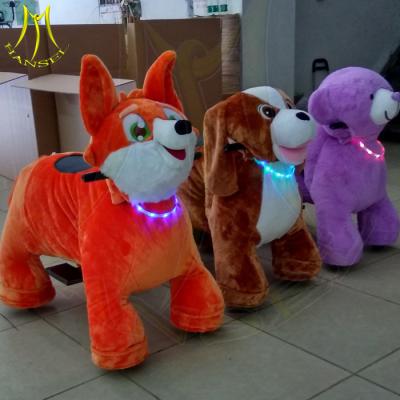 China Hansel amusement park  rides hot sale safari ride on toy animal scooter for sale for sale