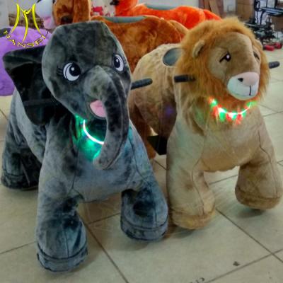 China Hansel kids rides indoor amusement machine electric animal ride on toy 24 v for sale