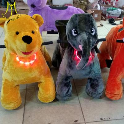 China Hansel best theme park equipment kids animal bikes with 4 wheels for adult for sale
