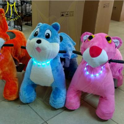 China Hansel low price kids amusement park items plush electrical animal toy kiddie rides for sale