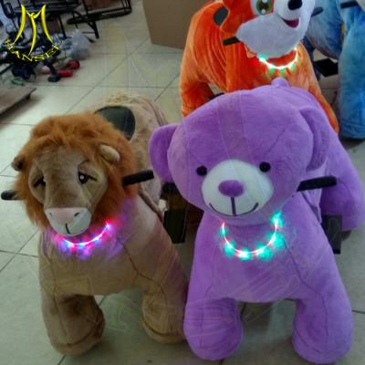 China Hansel amusement park games ride on electric animal scooter for sale for sale