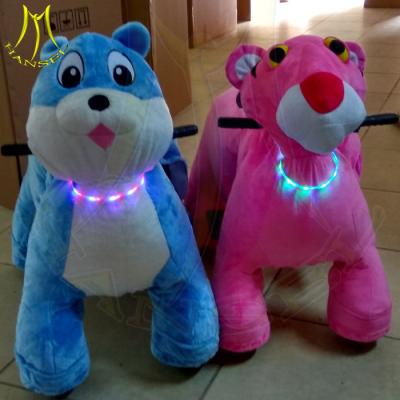 China Hansel cheap amusement electric token operated animal motorized rides factory for sale