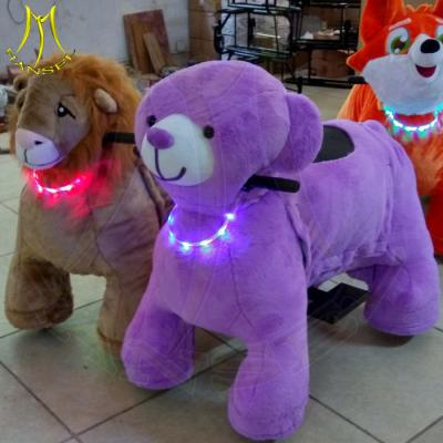 China Hansel ridable plush toy safari kids animal motorized rides for sale for sale