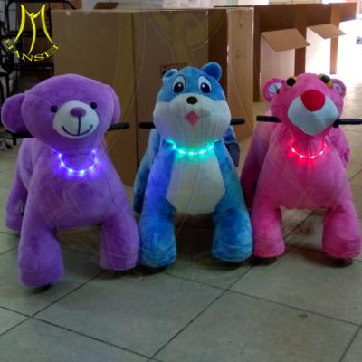 China Hansel best selling play games for shopping malls token operated animal motorized rides for sale