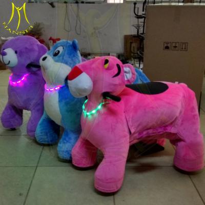 China Hansel cheap electronic game equipment plush animal electric scooter for sale for sale