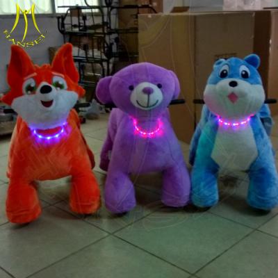 China Hansel indoor kids amusement rides animal walking  toy for mall manufacture for sale